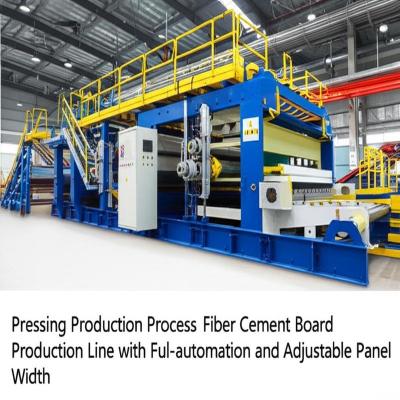China Pressing Production Process Fiber Cement Board Production Line with Ful-automation and Adjustable Panel Width for sale
