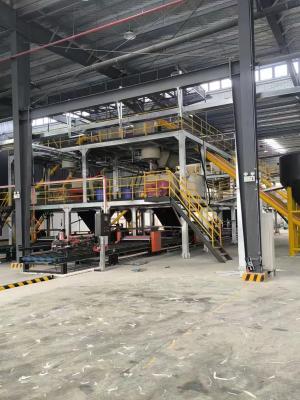 China Voltage 380v Automatic Furniture  XPS Insulation Tile Backer Board Production Line for sale