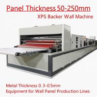 China Panel Thickness 50-250mm XPS Backer Wall Panel Machine Metal Thickness 0.3-0.5mm Equipment for Wall Panel Production Lines for sale