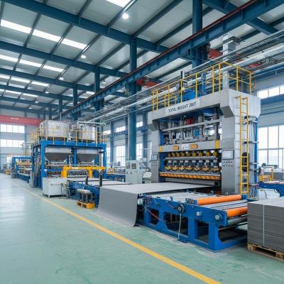 China Full Automation Fiber Cement Sheet Manufacturing Line Incorporating Total Weight 200T for Consistent Sheet and Thickness for sale