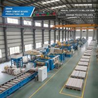 China 200kw Fiber Cement Board Production Line Annual Capacity 2-8 Million Sqm 2000sqm Production Area Suitable for Industrial for sale