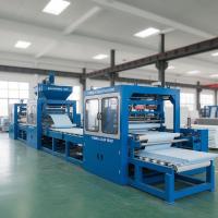 China Blue mgo board machine incorporating adjusted colour technology to manufacture magnesium oxide boards for building materials for sale
