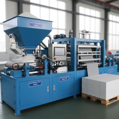 China Blue fully automatic mgo board machine rawmaterialinput perlite designed for continuous operation and consistent board for sale