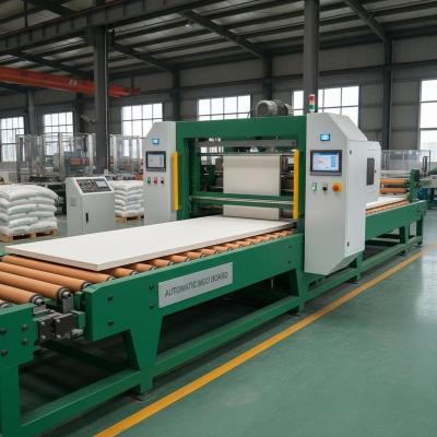 China automatic mgo board machine incorporating adjusted product colour to deliver magnesium oxide board manufacturing results for sale