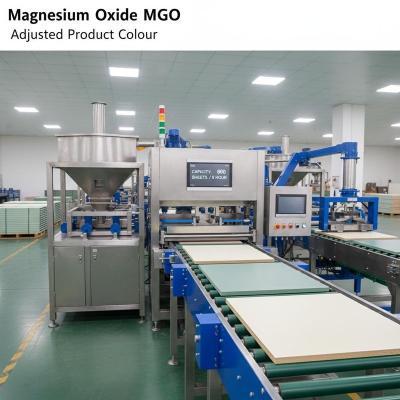 China Full-automatic MgO Board Production Line Featuring Adjusted Product Colour and Capacity 600 Sheets 8 Hour for Industrial for sale