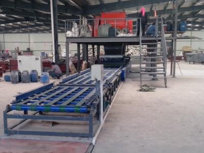 China Double Wall Fully Automatic XPS Backer Fiber Cement Wall Panel Production Line for sale