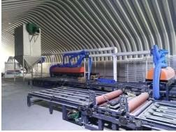 China 6 Layer Fiber Glass Mesh Sanding Mgo Board Production Line Producing Wall Panels for sale