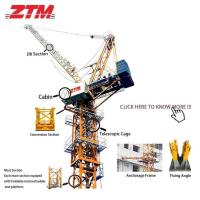 China ZTL376 Luffing Tower Crane 20t Capacity 60m Jib Length 2.8t Tip Load Hoisting Equipment for sale