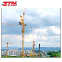 China ZTL286 Luffing Tower Crane 14t Capacity 55m Jib 2.2t Tip Load Frequency Control for sale