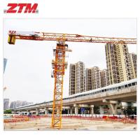 China ZTT466 Flattop Tower Crane 26t Capacity 80m Jib Length 3.3t Tip Load Hoisting Equipment for sale