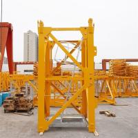 China ZTT186 Flattop Tower Crane 8t Capacity 65m Jib Length 1.7t Tip Load Hoisting Equipment for sale