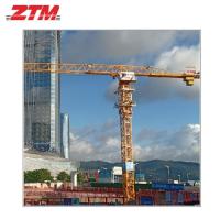 China ZTT116 Flattop Tower Crane 6t Capacity 60m Jib Length 1.2t Tip Load Hoisting Equipment for sale