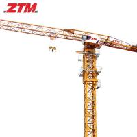 China ZTT86A Flat Top Tower Crane 6t Capacity 56m Jib 1t Tip Load Hoisting Equipment for sale