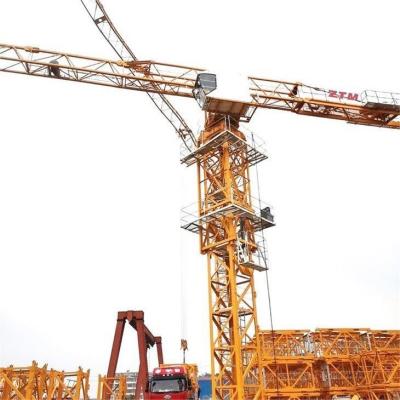 China ZTT156 Flattop Tower Crane 6t Capacity 65m Jib Length 1.3t Tip Load Construction Hoist for sale