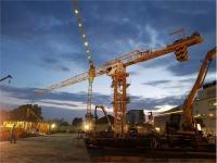 China ZTT156 Flattop Tower Crane 6t Capacity 65m Jib Length 1.3t Tip Load Construction Hoist for sale