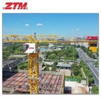 China ZTT256 Flattop Tower Crane 10t Capacity 70m Jib 2.3t Tip Load Hoisting Equipment for sale