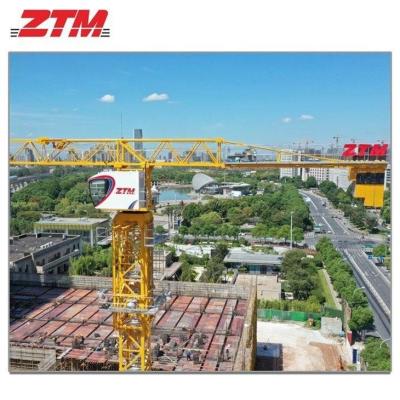 China ZTT256 Flattop Tower Crane 10t Capacity 70m Jib 2.3t Tip Load Hoisting Equipment for sale