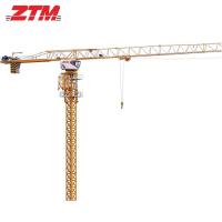 China ZTT256 Flattop Tower Crane 12t Capacity 70m Jib 2.3t Tip Load Hoisting Equipment for sale