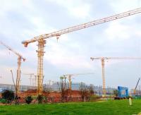 China ZTT296 Flattop Tower Crane 12t Capacity 75m Jib Length 2.2t Tip Load Hoisting Equipment for sale