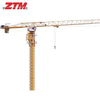 China ZTT296 Flattop Tower Crane 16t Capacity 75m Jib Length 2.2t Tip Load Hoisting Equipment for sale