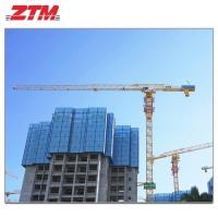 China ZTT296 Flattop Tower Crane 16t Capacity 75m Jib Length 2.2t Tip Load Hoisting Equipment for sale
