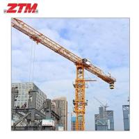 China ZTT296B Flattop Tower Crane 12t Capacity 75m Jib 2.5t Tip Load High Quality for sale