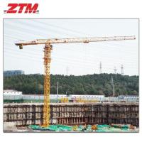 China ZTT296B Flattop Tower Crane 16t Capacity 75m Jib 2.5t Tip Load High Quality Hoisting Equipment for sale