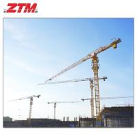 China ZTT296C Flattop Tower Crane 12t Capacity 70m Jib Length 3.1t Tip Load Hoisting Equipment for sale