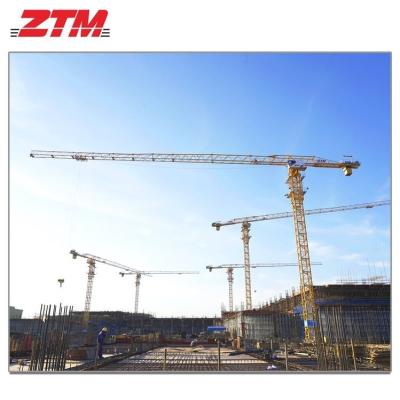 China ZTT296C Flattop Tower Crane 16t Capacity 70m Jib Length 3.1t Tip Load for sale