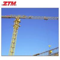 China ZTT296C Flattop Tower Crane 16t Capacity 70m Jib Length 3.1t Tip Load for sale