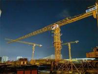 China ZTT336 18T Flattop Tower Crane 75m Jib Length 2.7t Tip Load for High Rise Building for sale