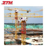 China ZTT366 Flattop Tower Crane 16t Capacity 75m Jib Length 3t Tip Load Construction Hoist for sale