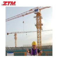China ZTT366 Flattop Tower Crane 16t Capacity 75m Jib Length 3t Tip Load Construction Hoist for sale