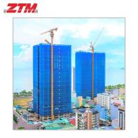 China ZTT366 Flattop Tower Crane 20t Capacity 75m Jib Length 3t Tip Load Construction Hoist for sale