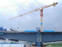 China ZTT366 Flattop Tower Crane 20t Capacity 75m Jib Length 3t Tip Load Construction Hoist for sale