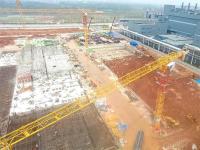 China ZTT366 Flattop Tower Crane 20t Capacity 75m Jib Length 3t Tip Load Construction Hoist for sale