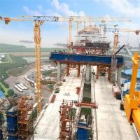 China ZTT396 Flattop Tower Crane 16t Capacity 75m Jib Length 3.5t Tip Load High Quality for sale