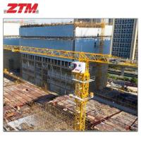 China ZTT396 Flattop Tower Crane 16t Capacity 75m Jib Length 3.5t Tip Load High Quality for sale