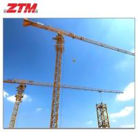 China ZTT466 Flattop Tower Crane 20t Capacity 80m Jib 3.3t Tip Load Electric Self Raising for sale