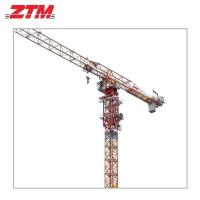 China ZTT466 Flattop Tower Crane 20t Capacity 80m Jib 3.3t Tip Load Electric Self Raising for sale