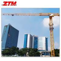 China ZTT466 Flattop Tower Crane 26t Capacity 80m Jib 3.3t Tip Load for sale