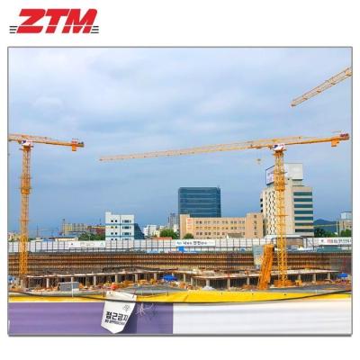 China ZTT466B Flat Top Tower Crane 18t Capacity 70m Jib 5.5t Tip Load for High Rise Construction for sale