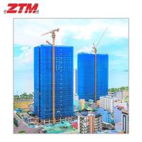 China ZTT466B Flat Top Tower Crane 18t Capacity 70m Jib 5.5t Tip Load for High Rise Construction for sale