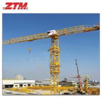 China ZTT616 Flat Top Tower Crane 26t Capacity 80m Jib 4.1t Tip Load Hoisting Equipment for sale