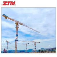 China ZTT616 Flattop Tower Crane 32t Capacity 80m Jib 4.1t Tip Load Construction Hoist for sale
