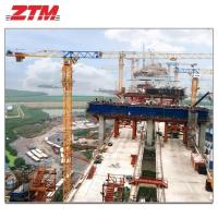 China ZTT756 Flattop Tower Crane 40t Capacity 80m Jib Length Hoisting Equipment for sale