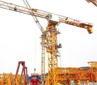China ZTT176 Flattop Tower Crane 8t Capacity 65m Jib Length 1.5t Tip Load Hoisting Equipment for sale
