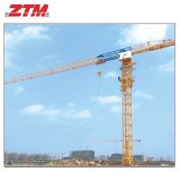 China ZTT176 Flattop Tower Crane 10t Capacity 65m Jib 1.5t Tip Load Hoisting Equipment for sale