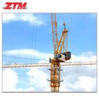 China ZTL146 Luffing Tower Crane 6t Capacity 50m Jib Length 1.3t Tip Load Hoisting Equipment for sale