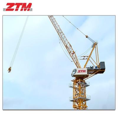 China ZTL286A Luffing Tower Crane 14t Capacity 55m Jib 2.2t Tip Load Hoisting Equipment for sale